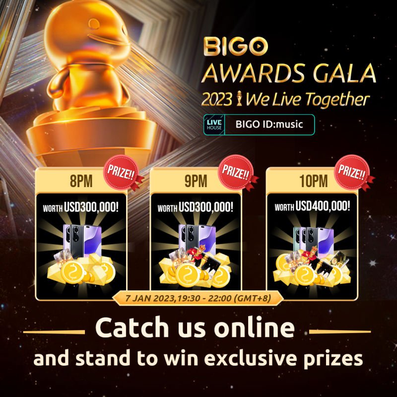 🥳📱Bigo Awards Gala 2023 is coming！ - BIGO LIVE