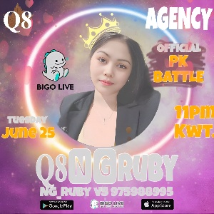 Watch 𝐐𝟖🅽🅶𝙍𝙪𝙗𝙮 Live Stream on BIGO LIVE