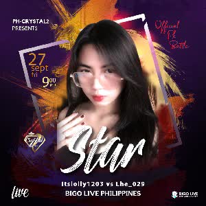 Watch ᶜᵒⁿ🪙𝔖𝔱𝔞𝔯 Live Stream on BIGO LIVE