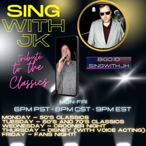 Watch Sing with JK Live Stream on BIGO LIVE